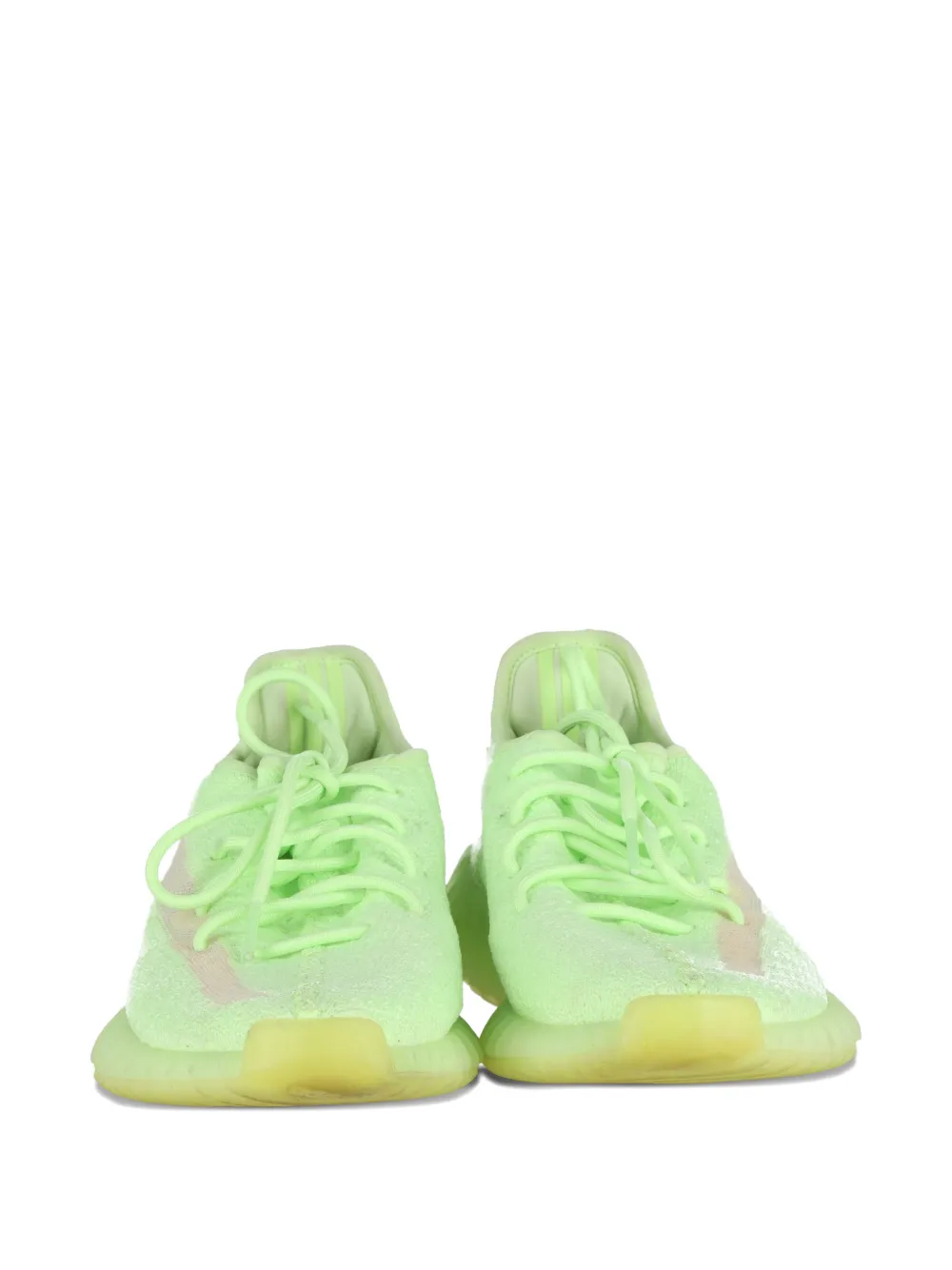 Adidas Yeezy Boost 350 v2 lace-up Fastening Sneakers | Green | FARFETCH UK