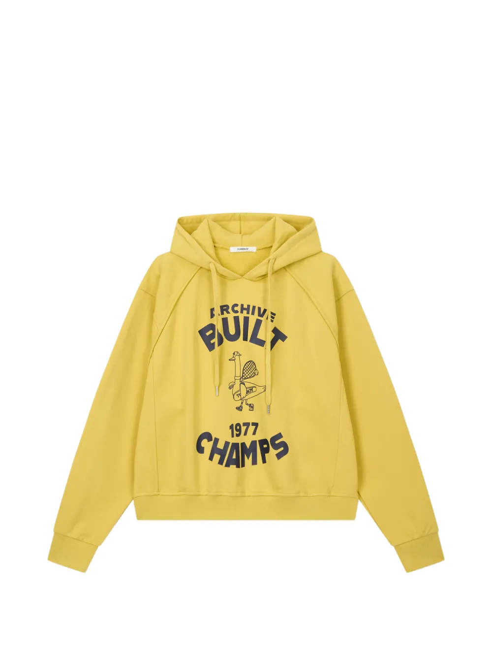 TOMBOY graphic-print Hoodie | Yellow | FARFETCH