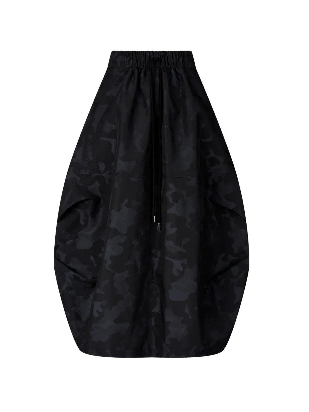 TOMBOY Camouflage Balloon Midi Skirt | Black | FARFETCH UK