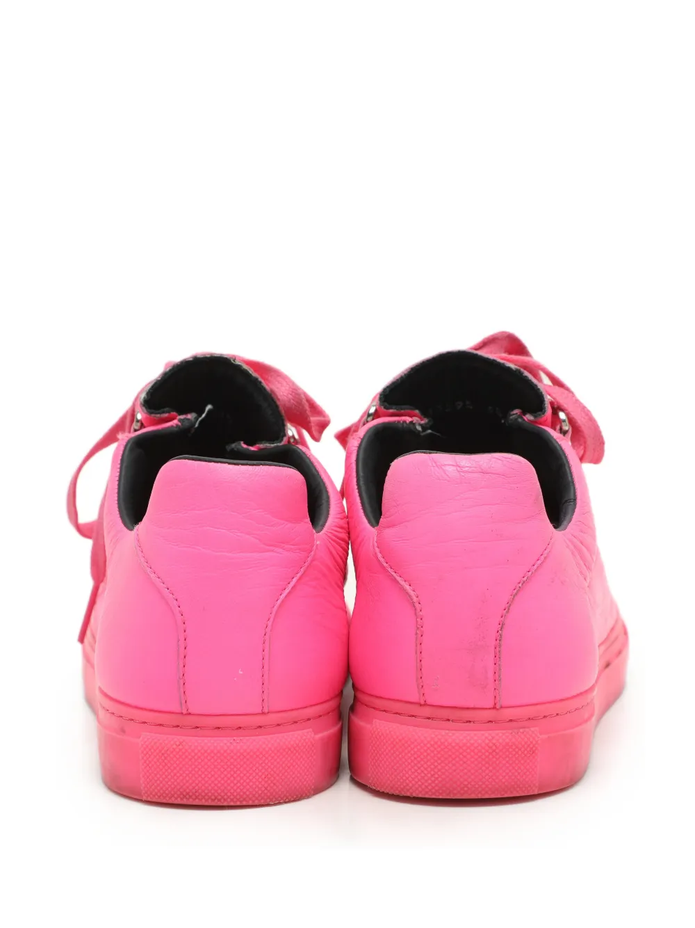 Balenciaga Pre-Owned Arena Leather Sneakers | Pink | FARFETCH AU