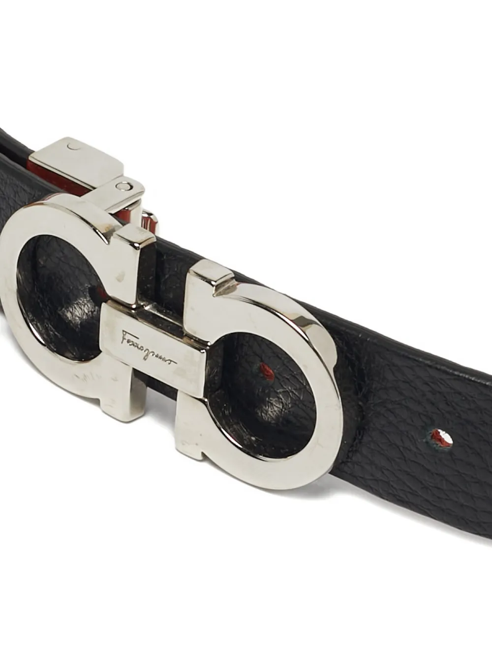 Ferragamo Pre-Owned Gancini Reversible Belt | 黑色 | FARFETCH CN