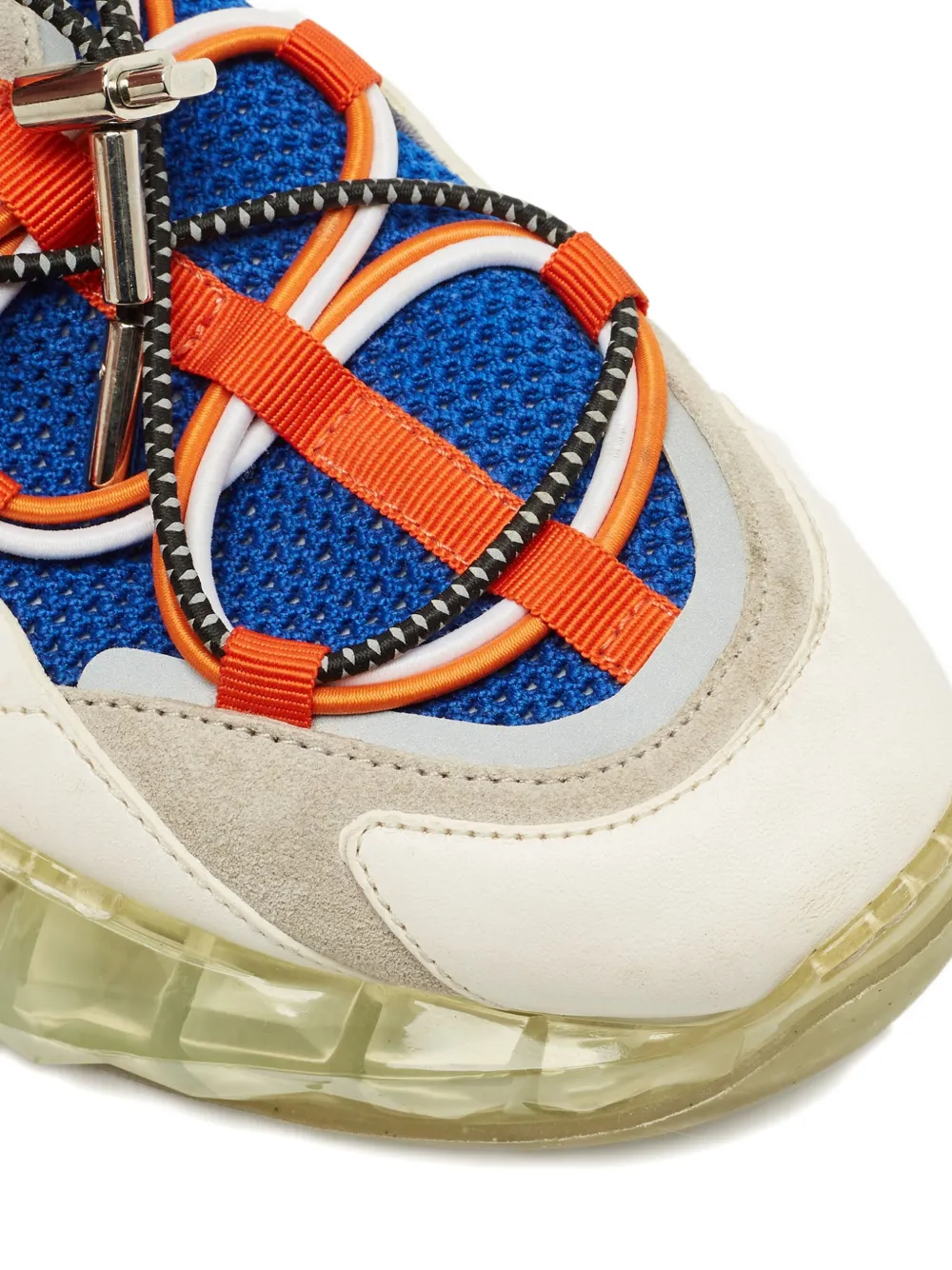 Jimmy Choo Pre-Owned Diamond Trail Leather Sneakers | Blue | FARFETCH