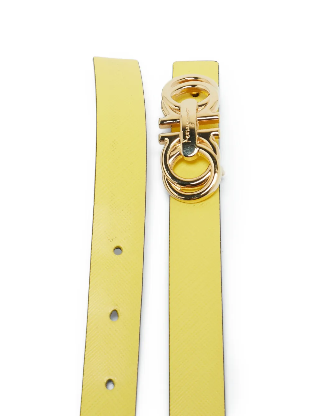 Ferragamo Pre-Owned Double Gancini Reversible Belt | 黑色 | FARFETCH CN