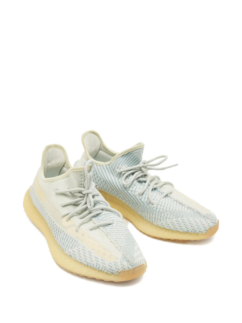 Adidas Yeezy x Yeezy 350 V2 Knited Sneakers | Blue | FARFETCH UK
