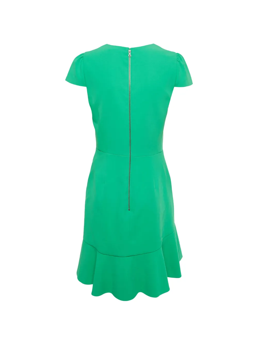 Alice + Olivia Crepe Asymmetric Mini Dress | Green | FARFETCH