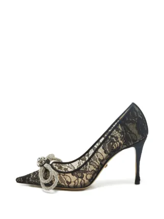 MACH & MACH Pumps Mit Schleifendetail | Schwarz | FARFETCH DE