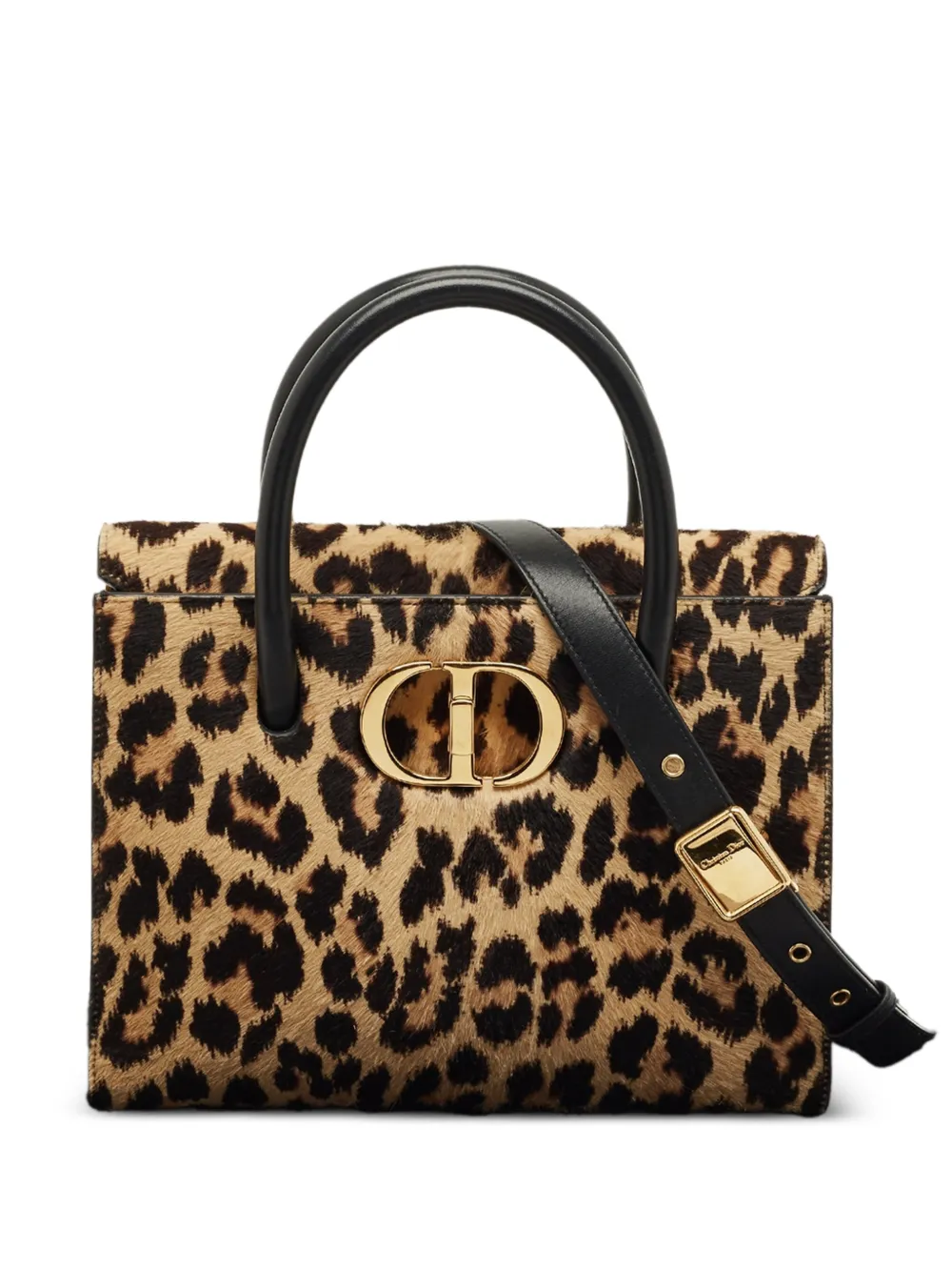 Christian Dior Pre-Owned St Honoré leopard-print Tote Bag | Neutrals ...