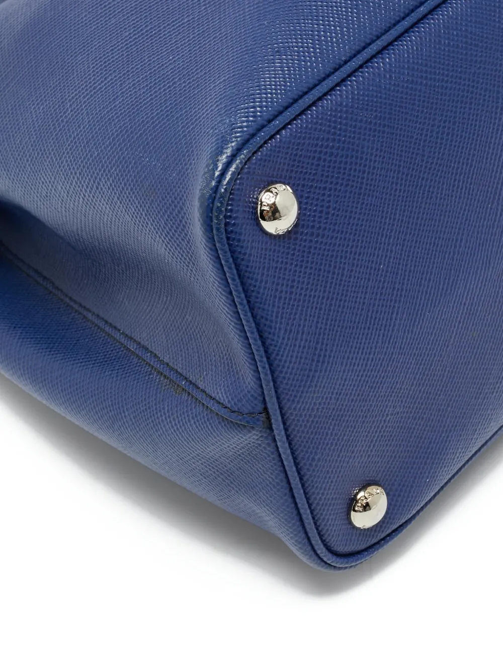 Prada Pre-Owned 2014 Signature Leather Tote Bag | Blue | FARFETCH