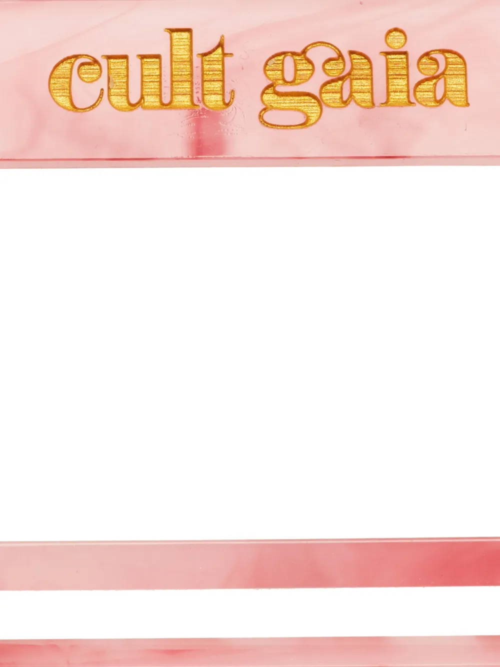 Cult Gaia Mini Ark Clutch Bag | Pink | FARFETCH