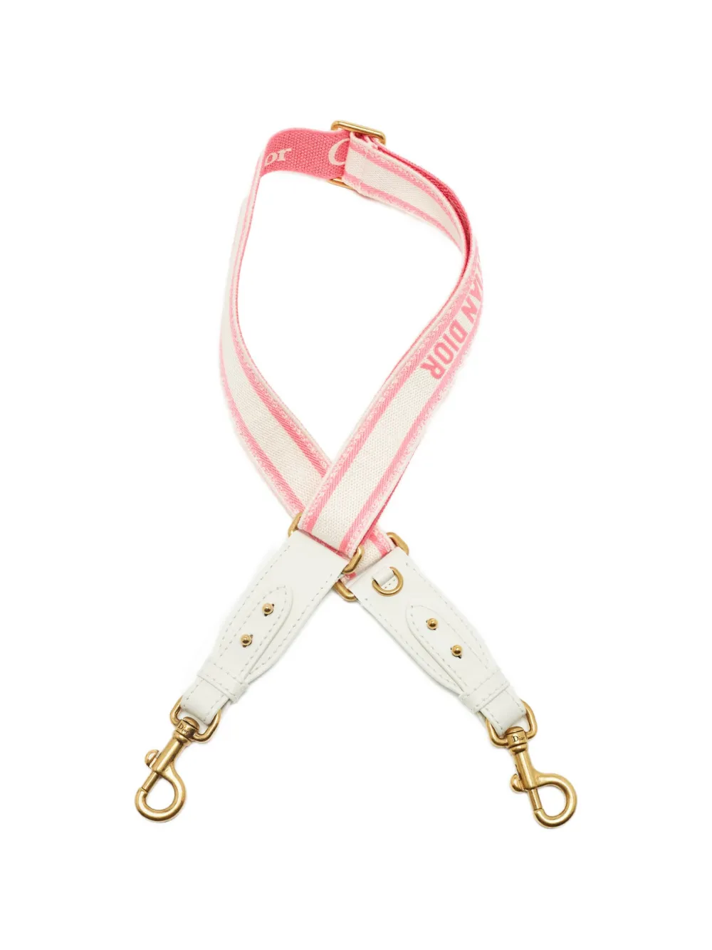 Christian Dior Pre-Owned logo-detail Shoulder Strap | Pink | FARFETCH