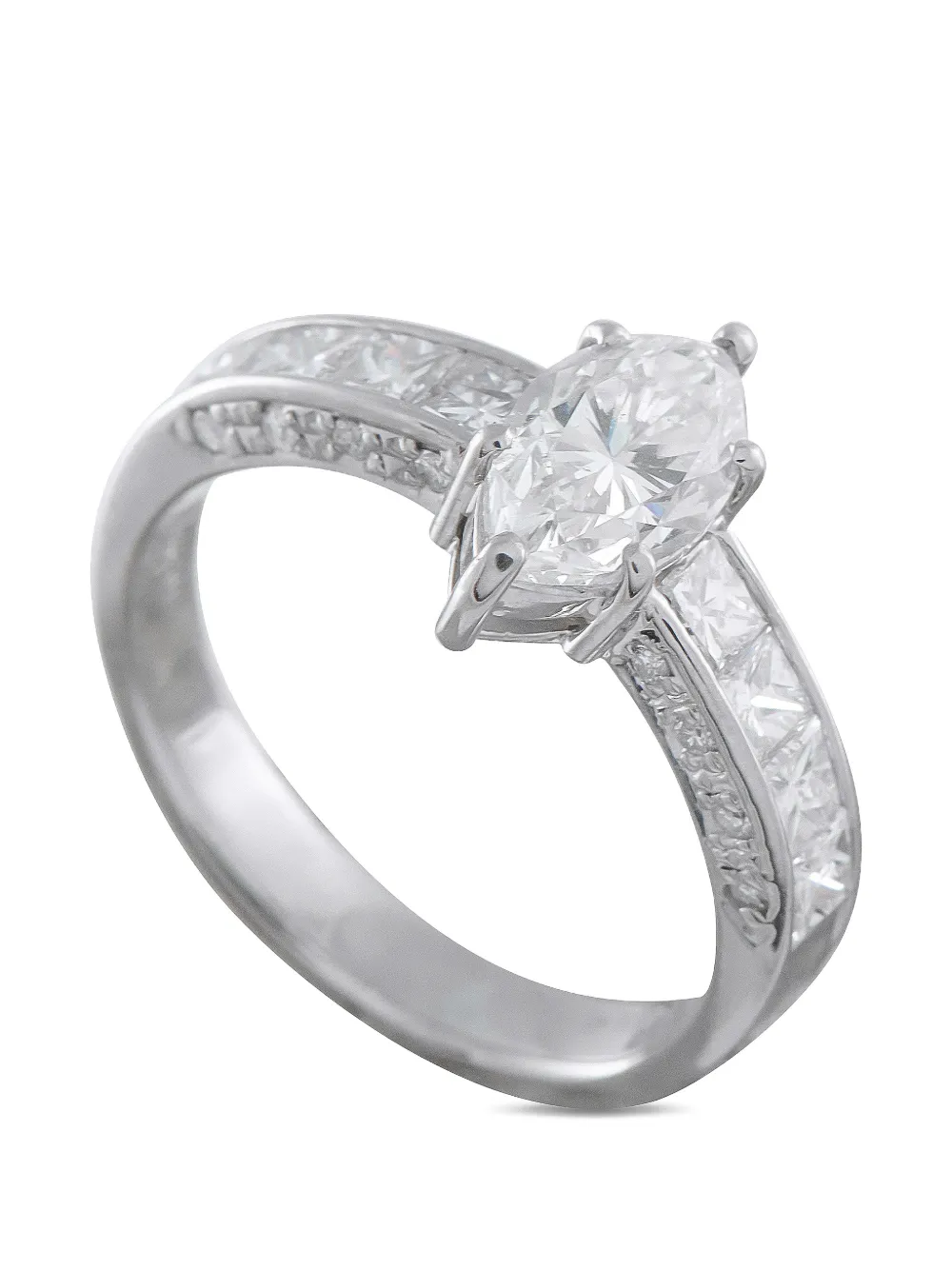 LB Exclusive Marquise Diamond Ring | Silver | FARFETCH