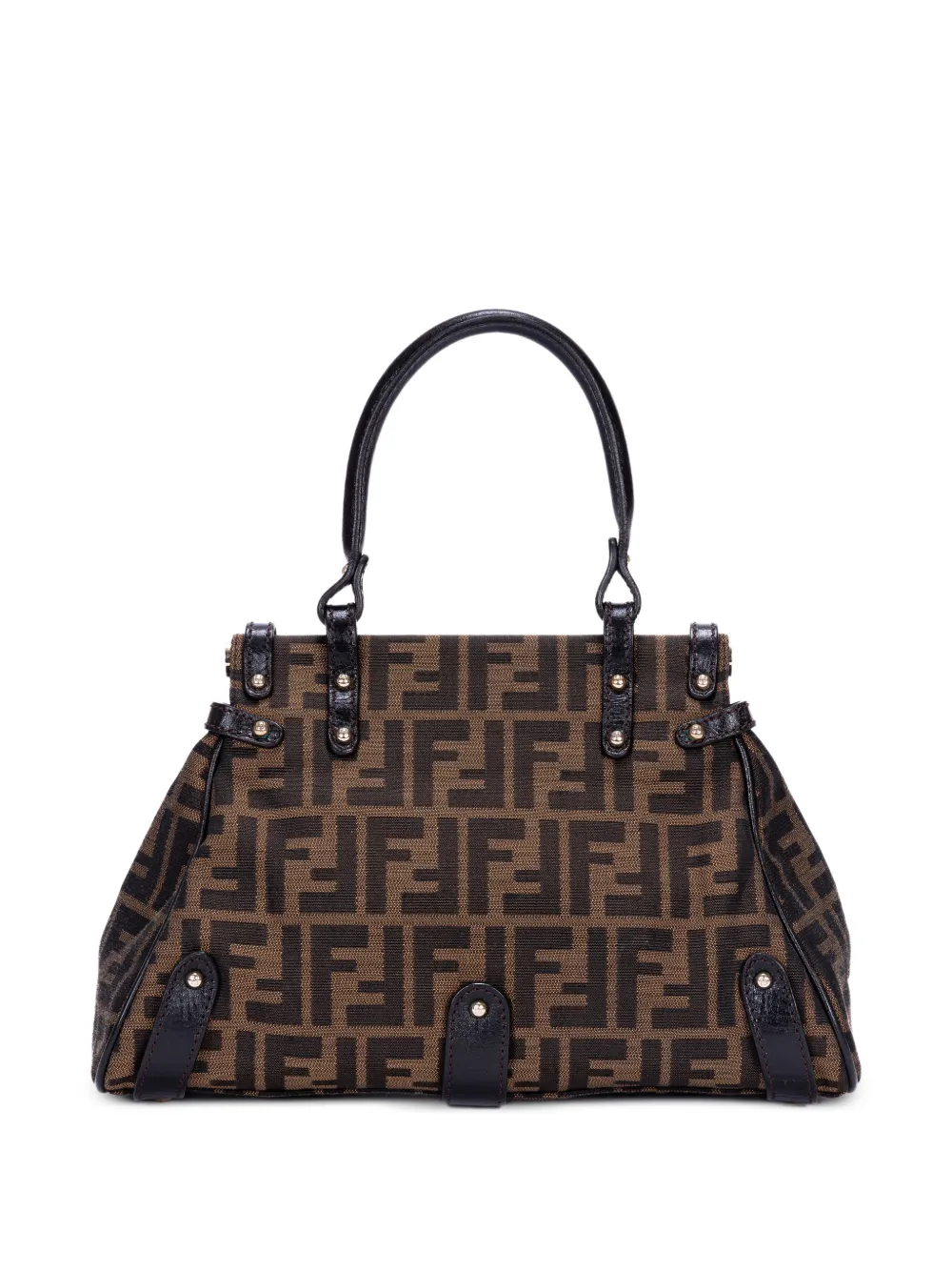 Fendi Pre-Owned Medium Magic logo-pattern Tote Bag | Brown | FARFETCH