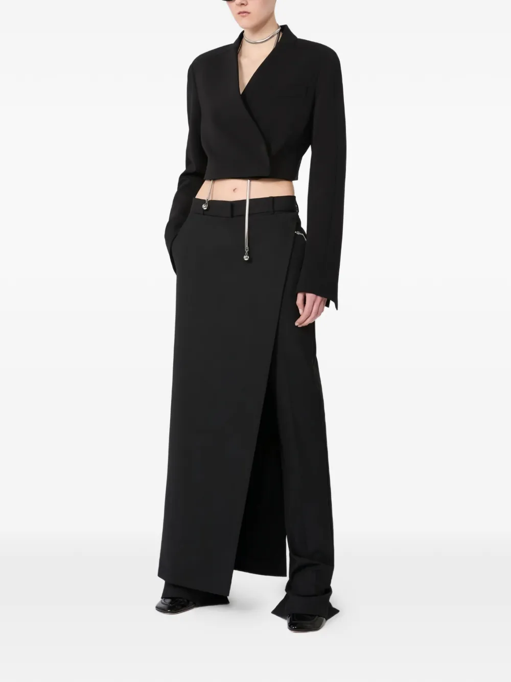 Max Mara Utopia chain-detail Trousers | Black | FARFETCH