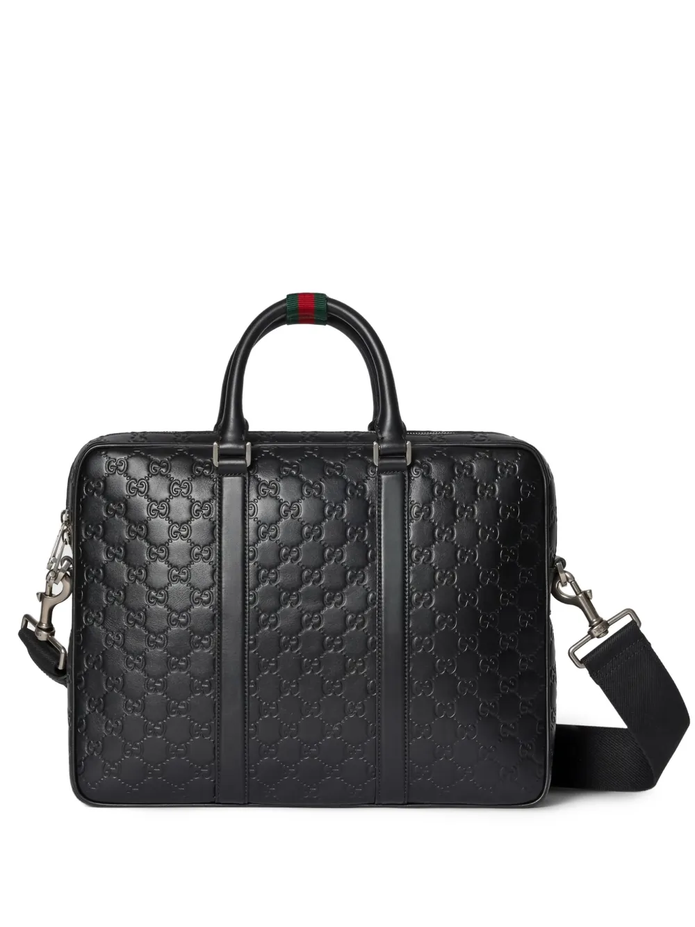 Gucci Large GG Briefcase | Black | FARFETCH