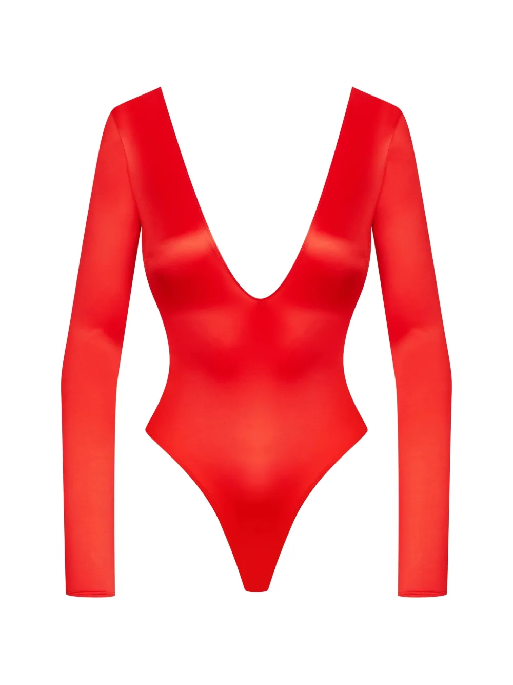 Maison Close open-back long-sleeve Bodysuit | Red | FARFETCH
