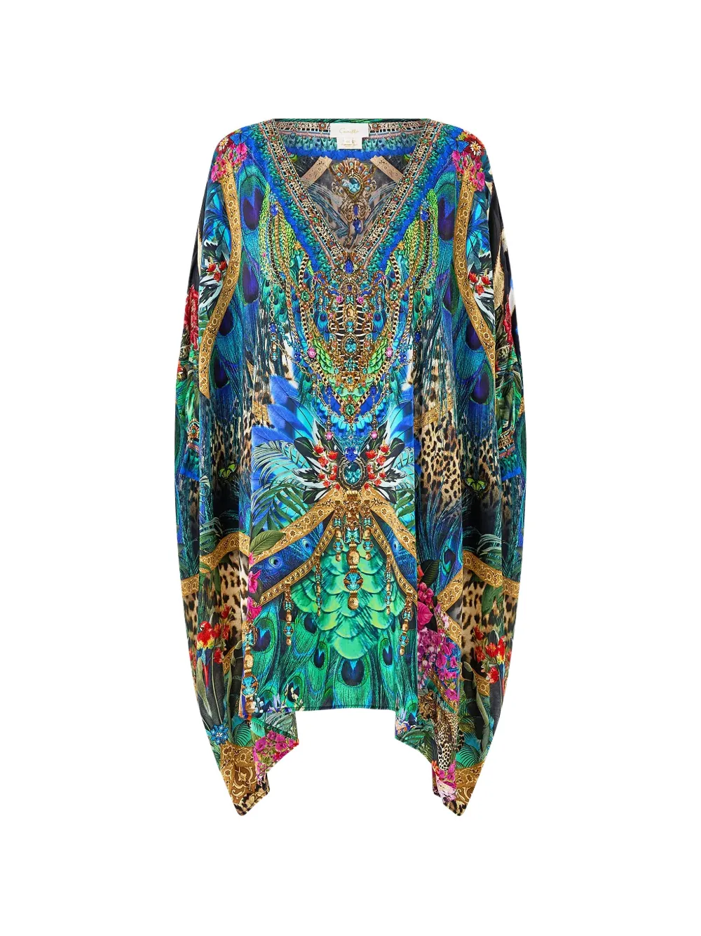Camilla Animal Alchemy Kaftan | ブルー | FARFETCH JP