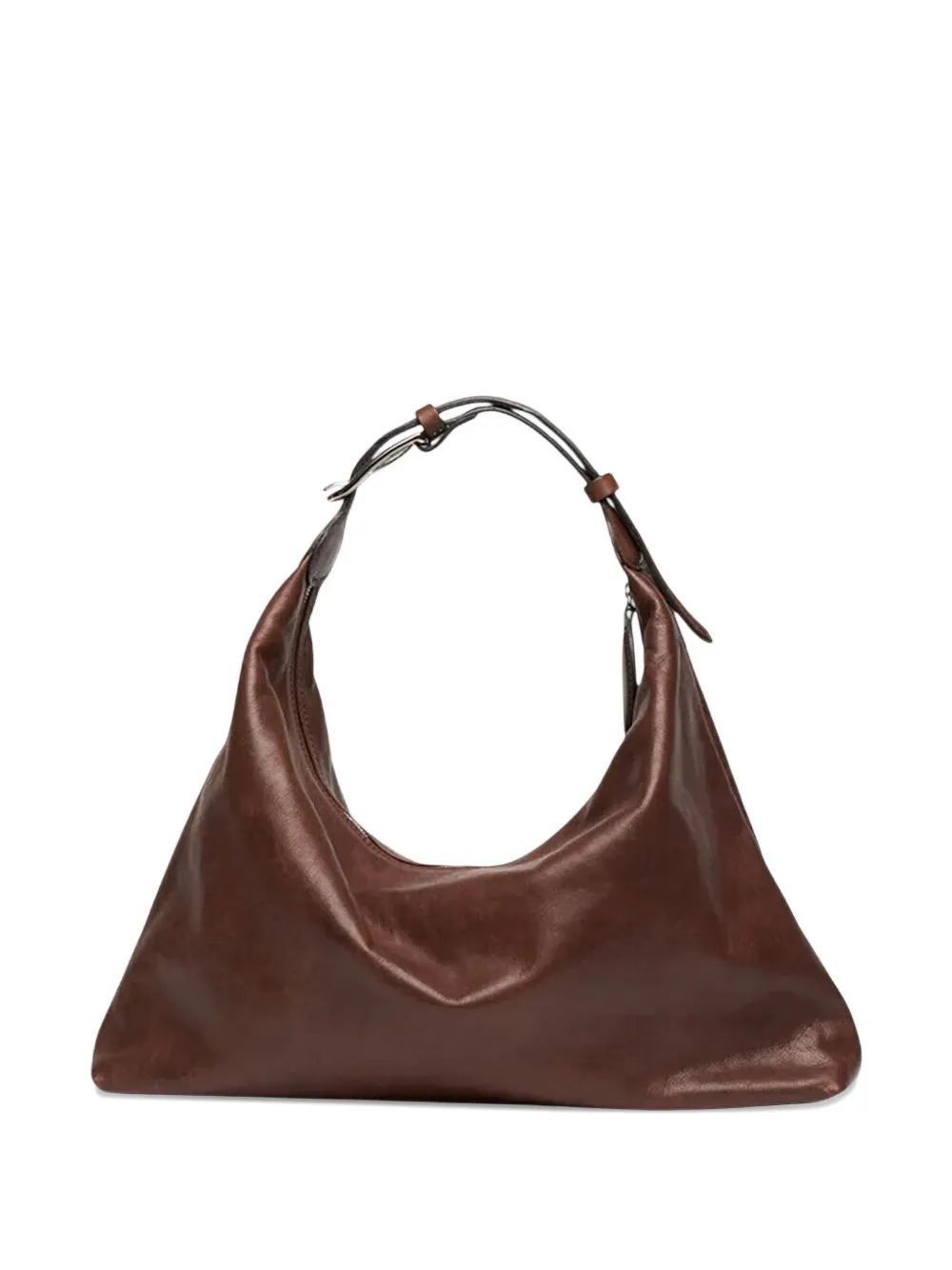 Liffner Adjustable Pillow Shoulder Bag | Brown | FARFETCH AU