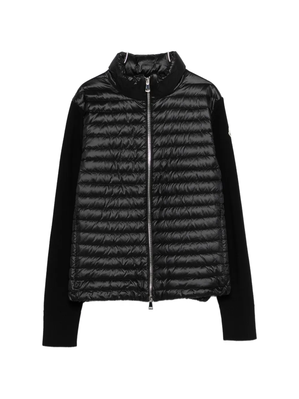 Moncler zip-up Quilted Jacket | Black | FARFETCH UK