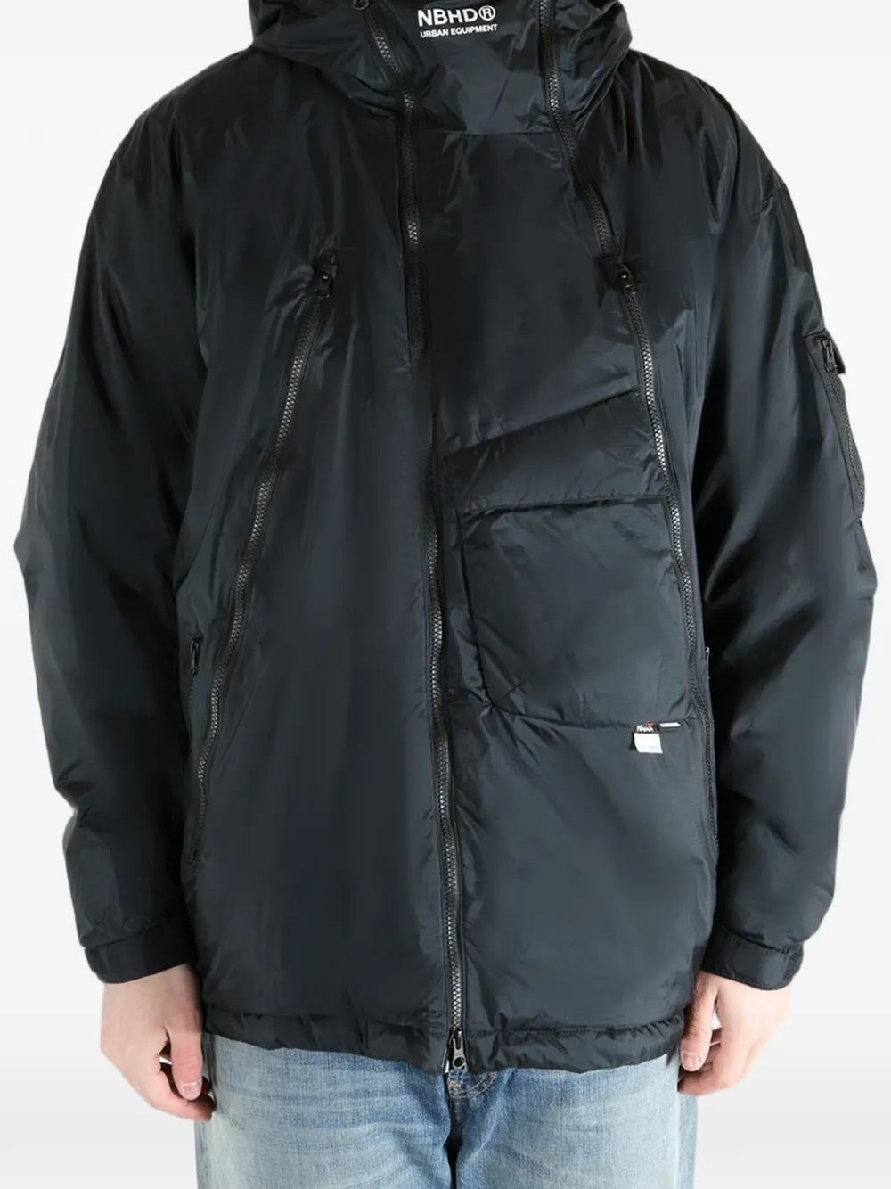 Neighborhood x Nanga Hooded zip-up Jacket | Black | FARFETCH