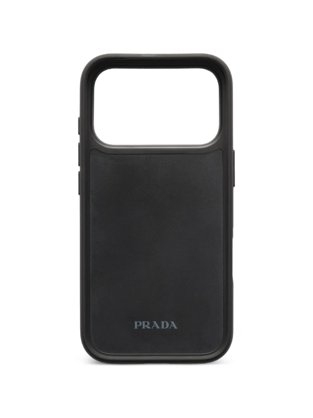 Prada Enameled Metal Triangle Leather iPhone 17 Pro Max Phone Case ...