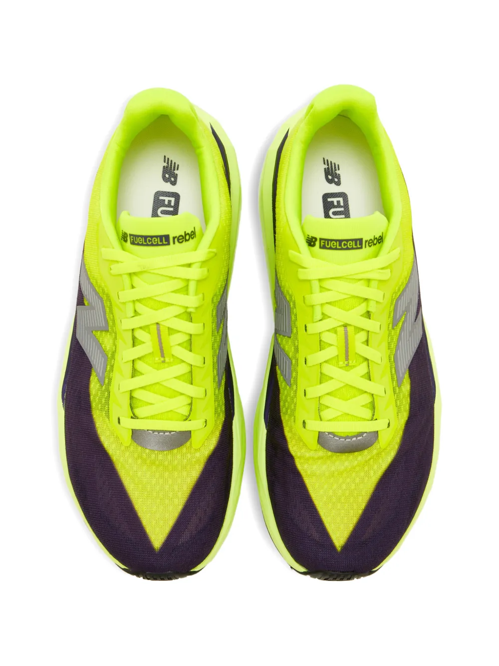 New Balance FuelCell Rebel v5 logo sneakers Groen - Schoenen.nl