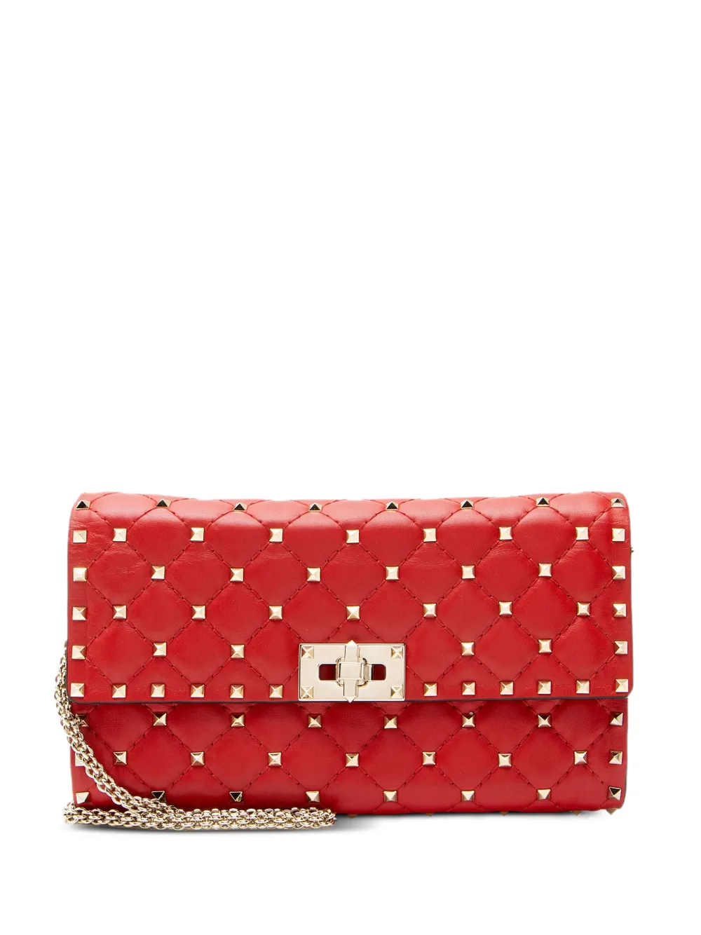 Valentino Garavani Pre-Owned Rockstud spike-embellishement Leather ...