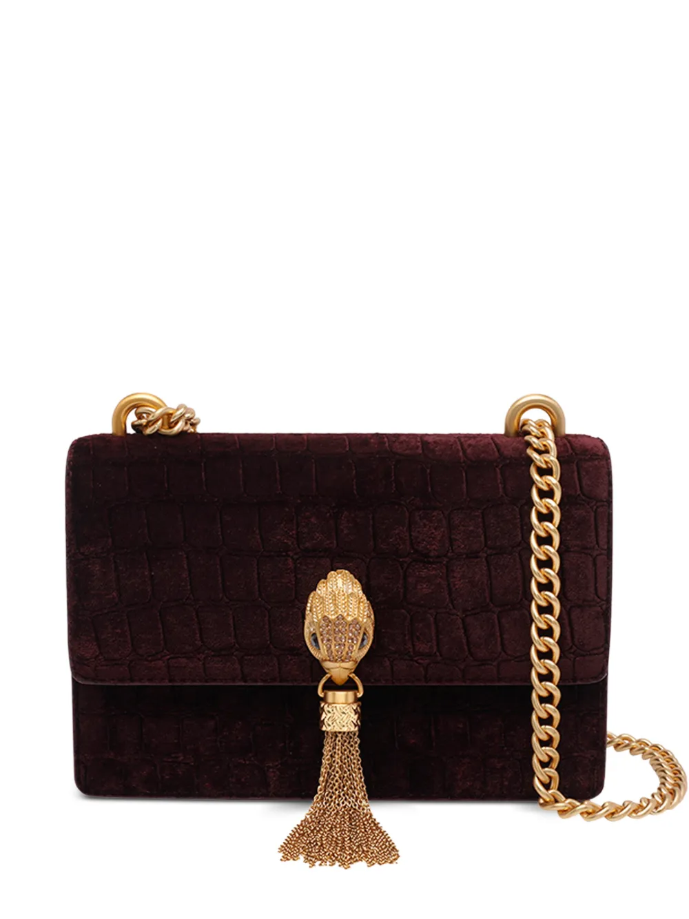 Kurt Geiger London frontal-logo Shoreditch Shoulder Bag | Purple ...