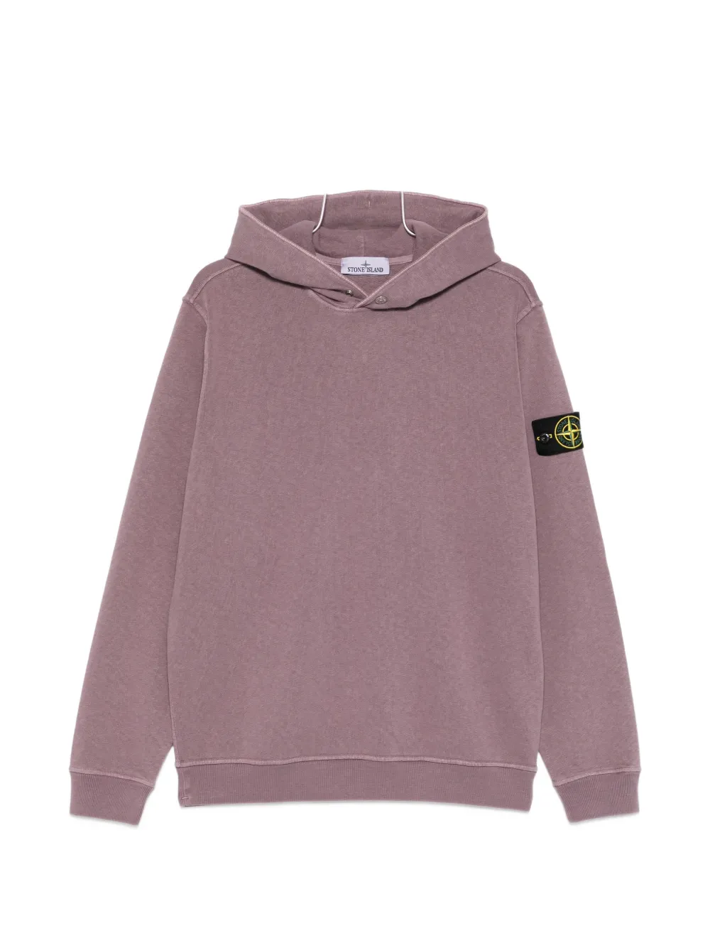 Stone Island logo-patch Hoodie | パープル | FARFETCH JP