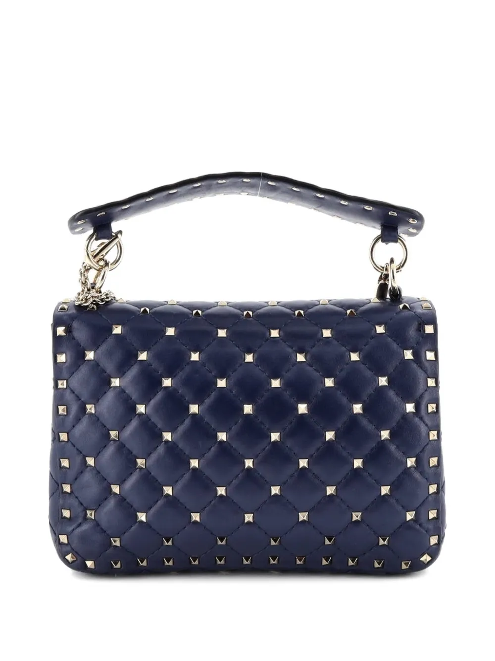 Valentino Garavani Pre-Owned VLTN Rockstud Spike Flap Bag Quilted ...
