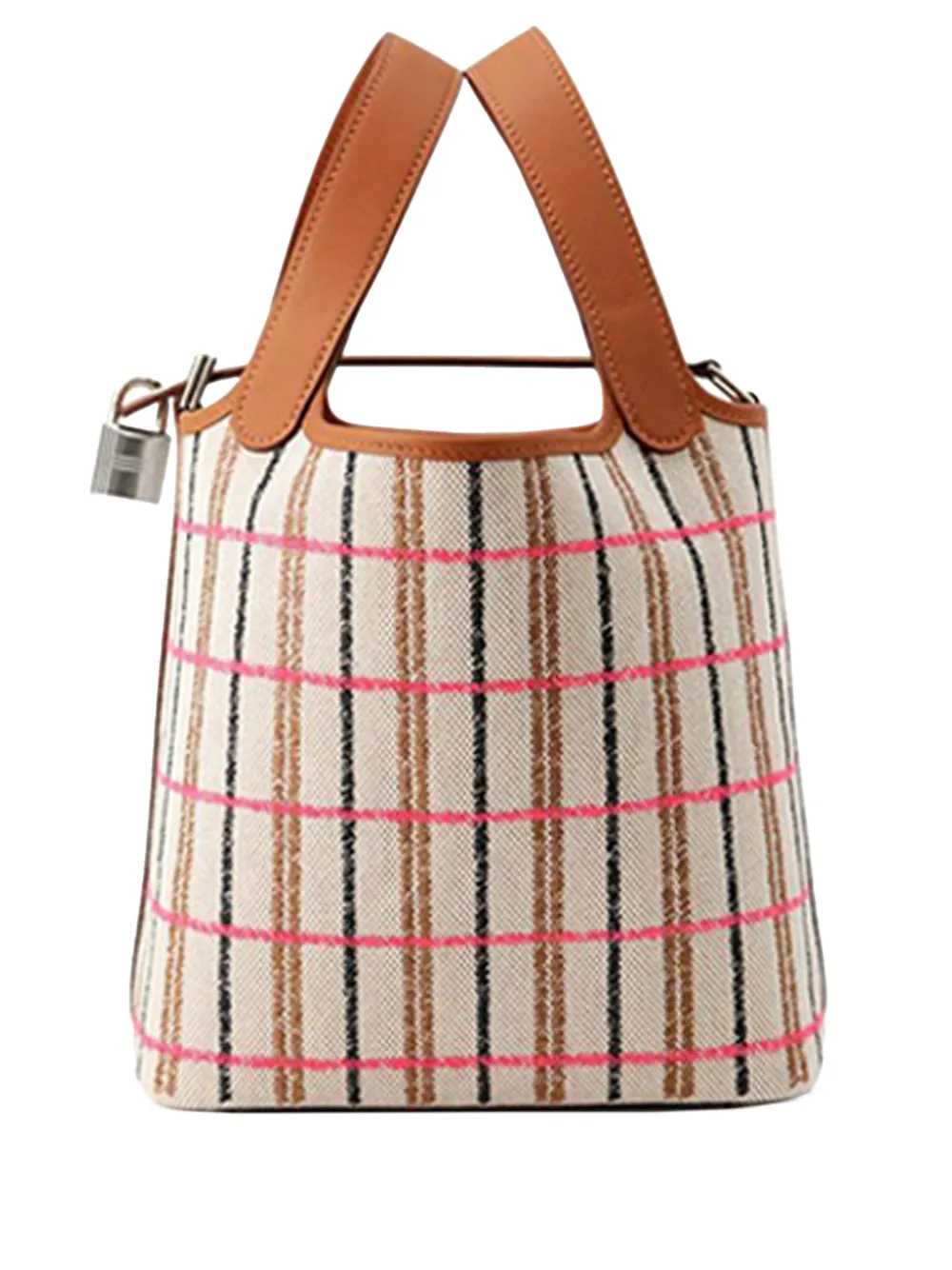 Hermès Pre-Owned 2025 H Canvas And Swift Couverture Carre Picotin Lock ...