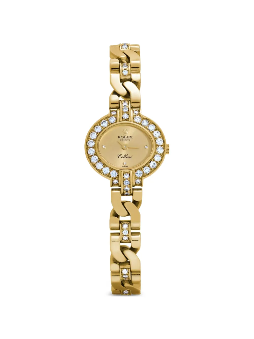 Rolex Cellini Bezel 22mm Watch | Gold | FARFETCH UK