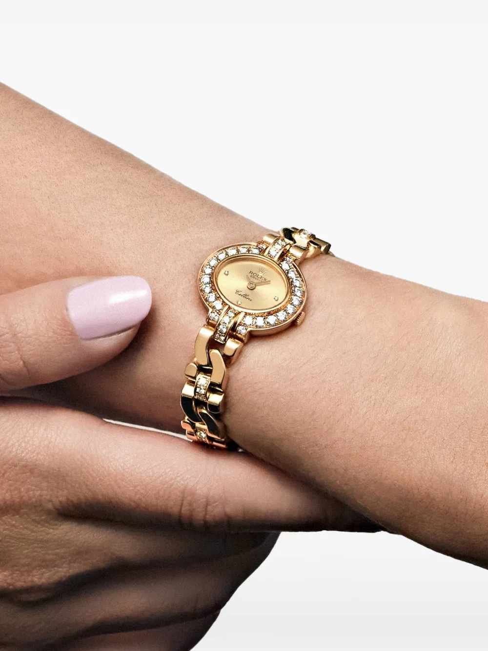 Rolex Cellini Bezel 22mm Watch | Gold | FARFETCH UK