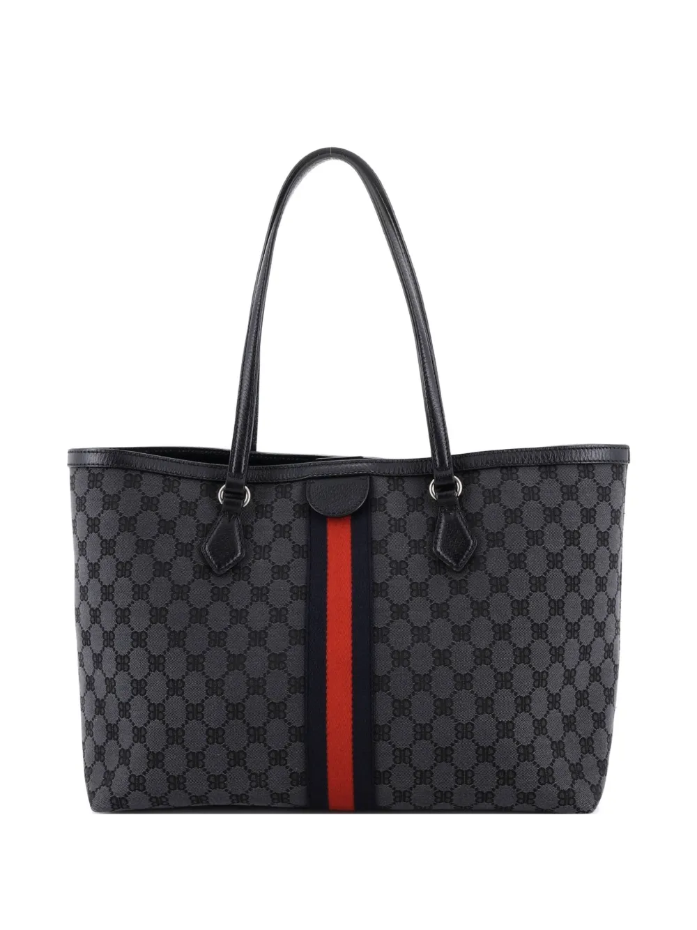 Balenciaga Pre-Owned x Gucci The Hacker Project BB Canvas Medium Tote ...