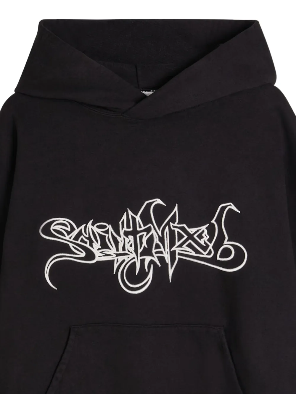 SAINT MXXXXXX Logo Hoodie | ブラック | FARFETCH JP