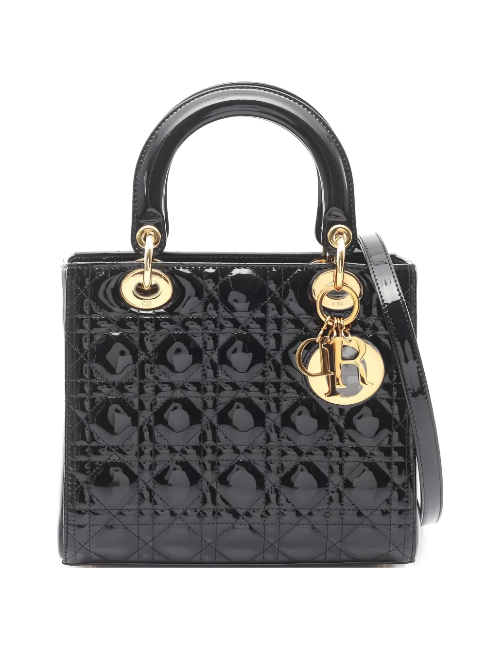 Christian Dior Pre-Owned Lady Dior Quilted Tote Bag | Black | FARFETCH