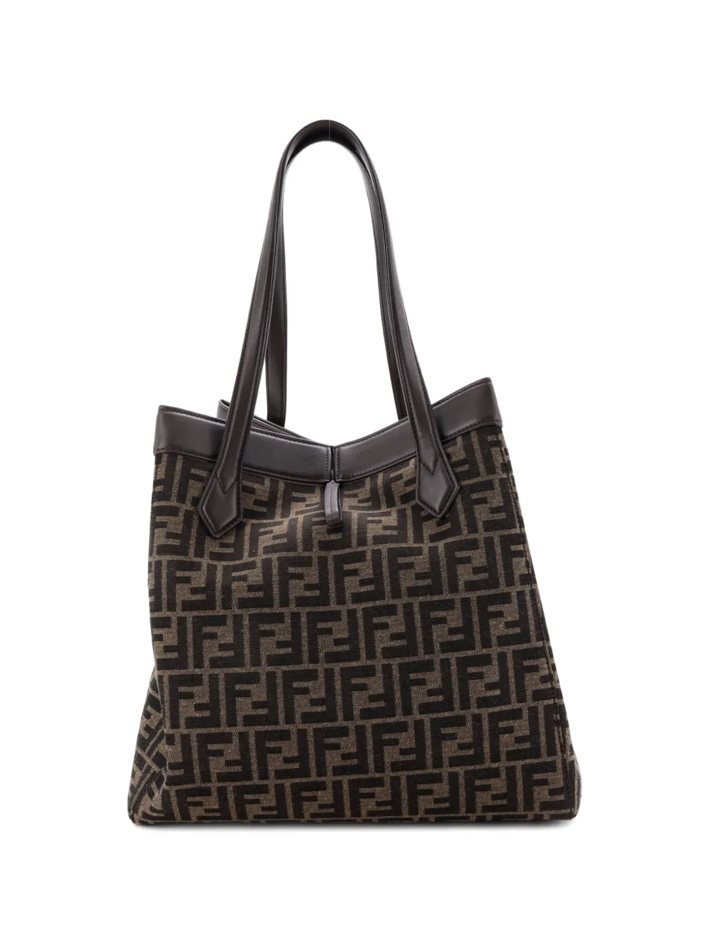 Fendi Pre-Owned Origami Zucca Canvas Large Tote Bag | ブラウン | FARFETCH JP