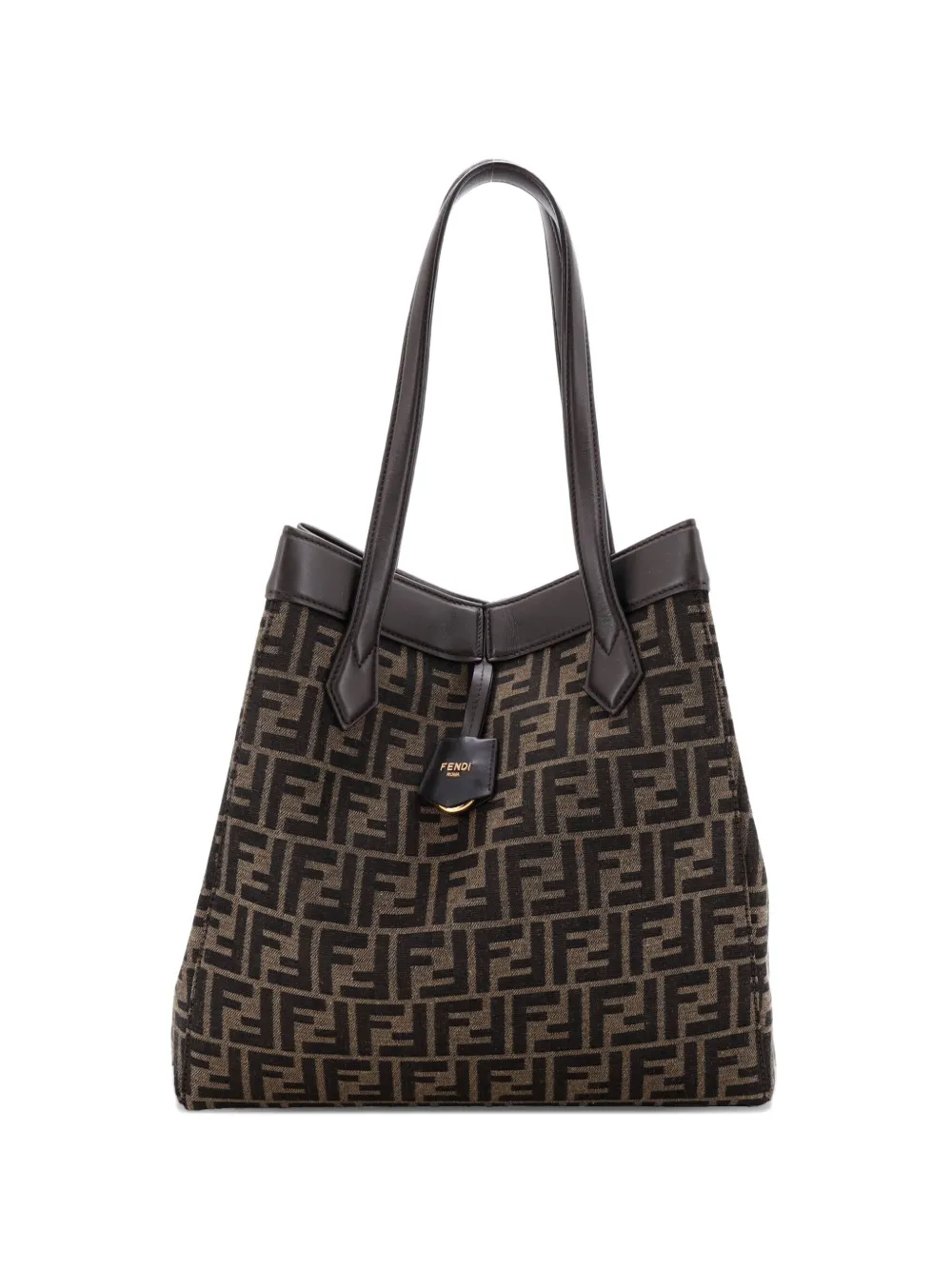 Fendi Pre-Owned Origami Zucca Canvas Large Tote Bag | ブラウン | FARFETCH JP