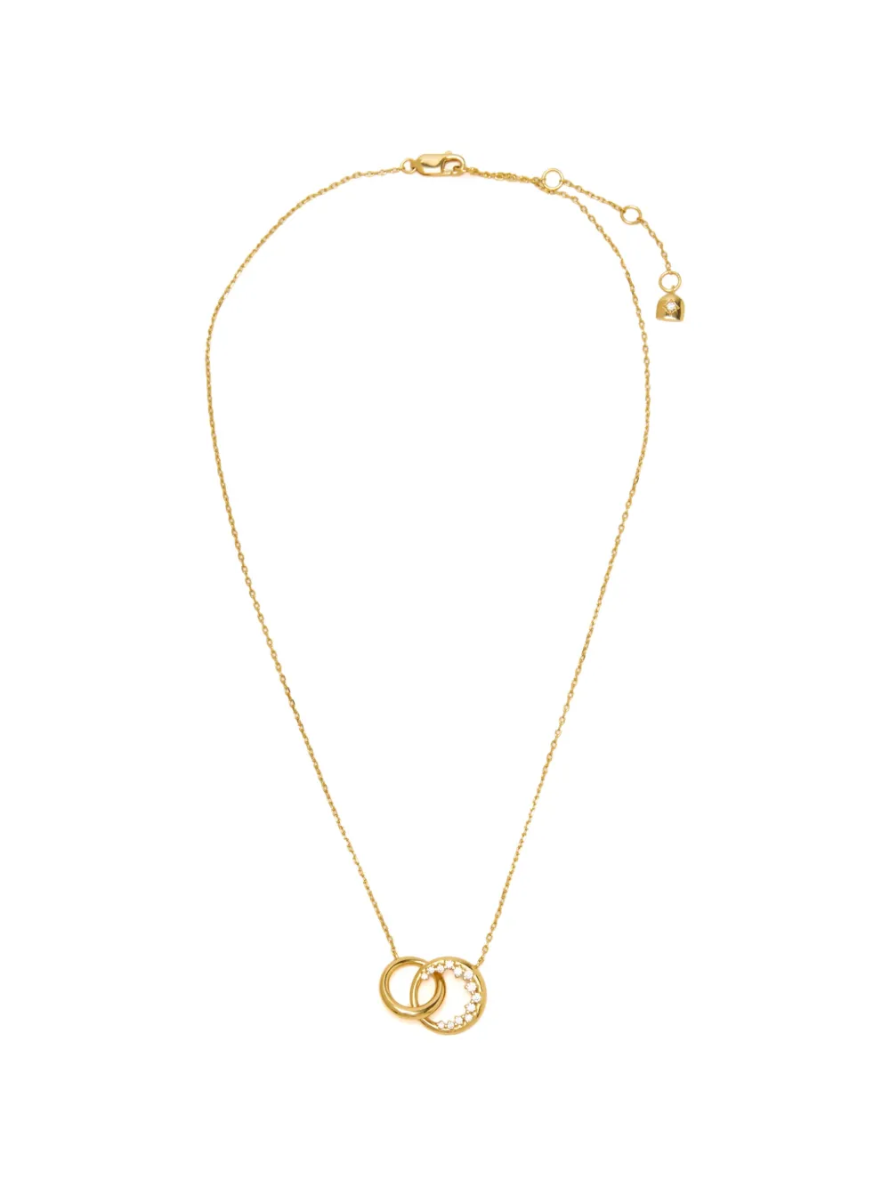 Astrid & Miyu Orbit interlocking-circle Necklace | Gold | FARFETCH AU