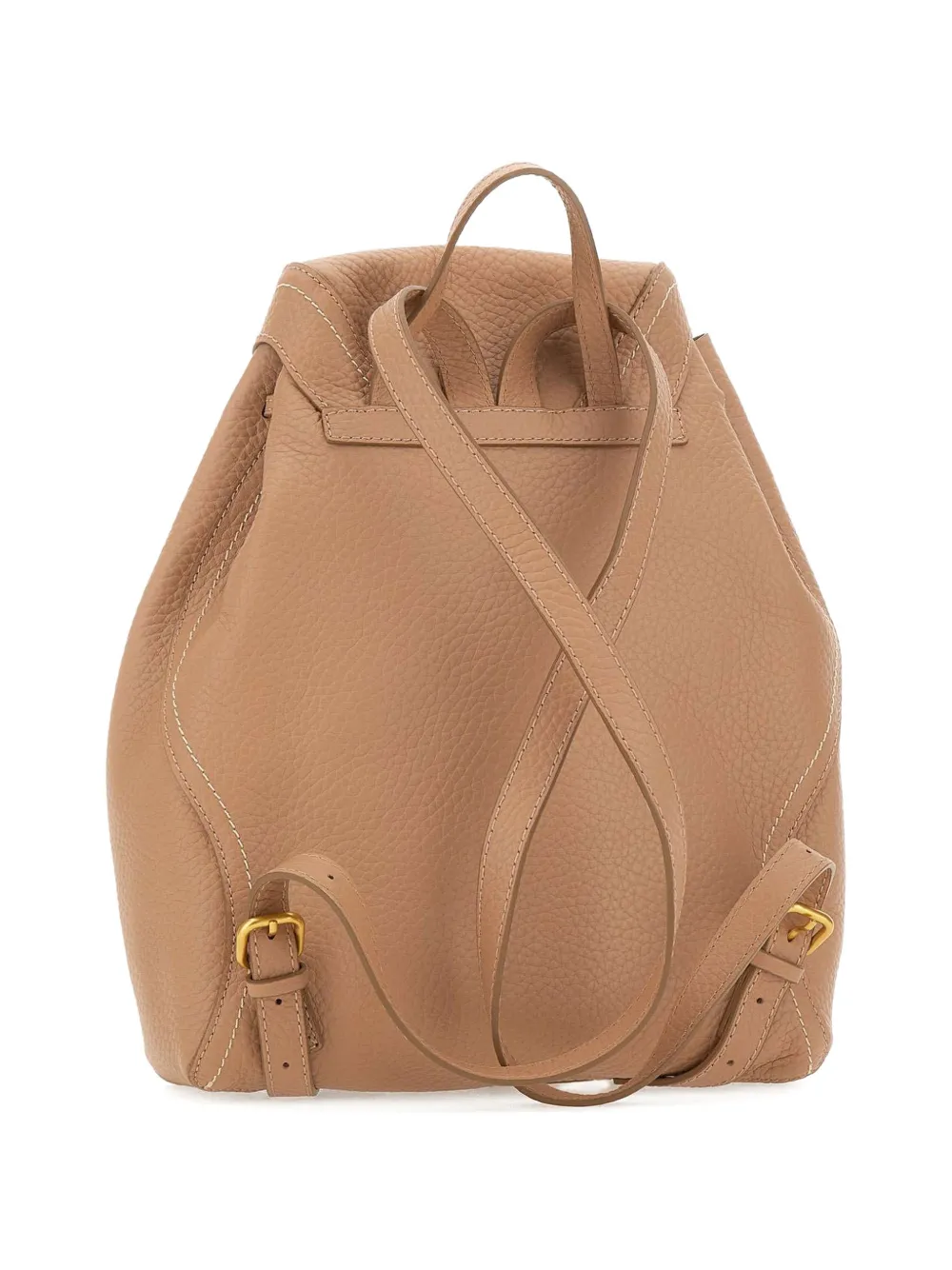 GIANNI CHIARINI Violette 对比缝线抽绳双肩包 | 中性色 | FARFETCH CN