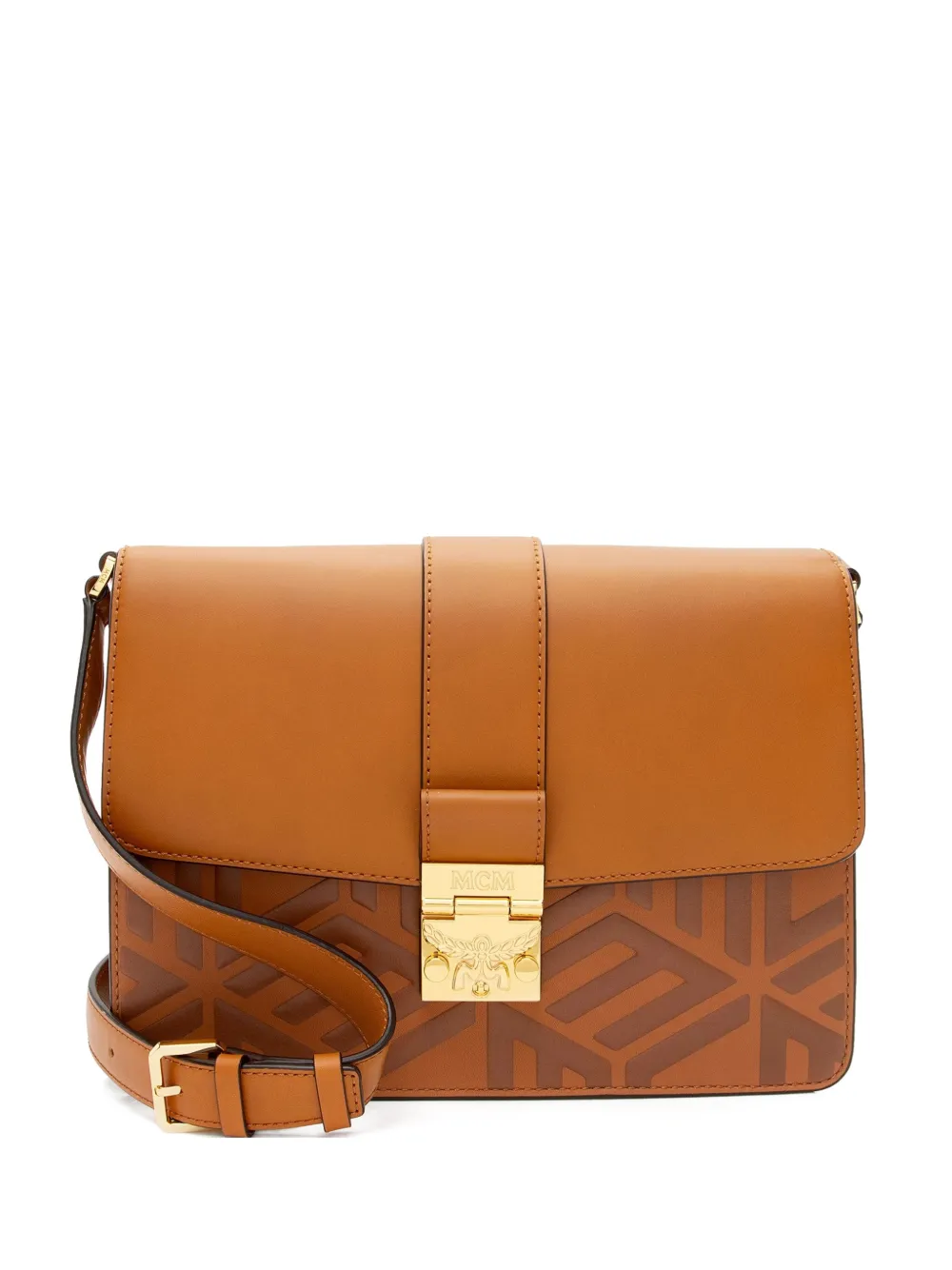 MCM Pre-Owned Bolsa Crossbody Tracy | Marrón | FARFETCH MX