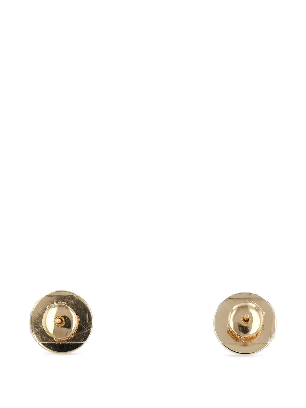 Bvlgari Pre-Owned 2000s Optical Mother Of Pearl Earrings | Gold ...