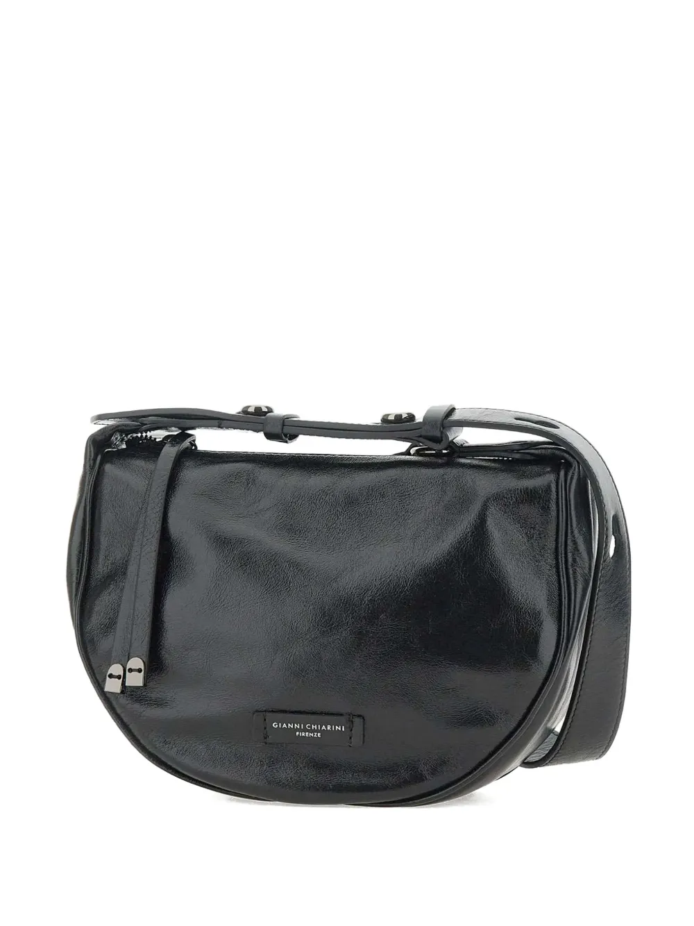 GIANNI CHIARINI Charlotte Zip Leather Shoulder Bag | 黑色 | FARFETCH CN