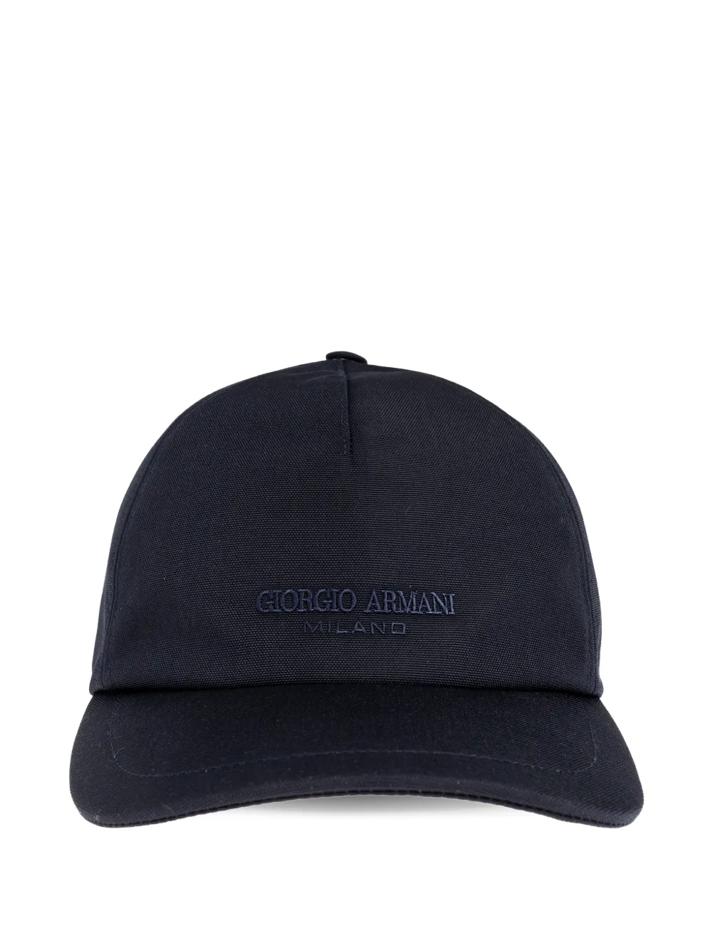Giorgio Armani logo-plaque Cap | 蓝色 | FARFETCH CN