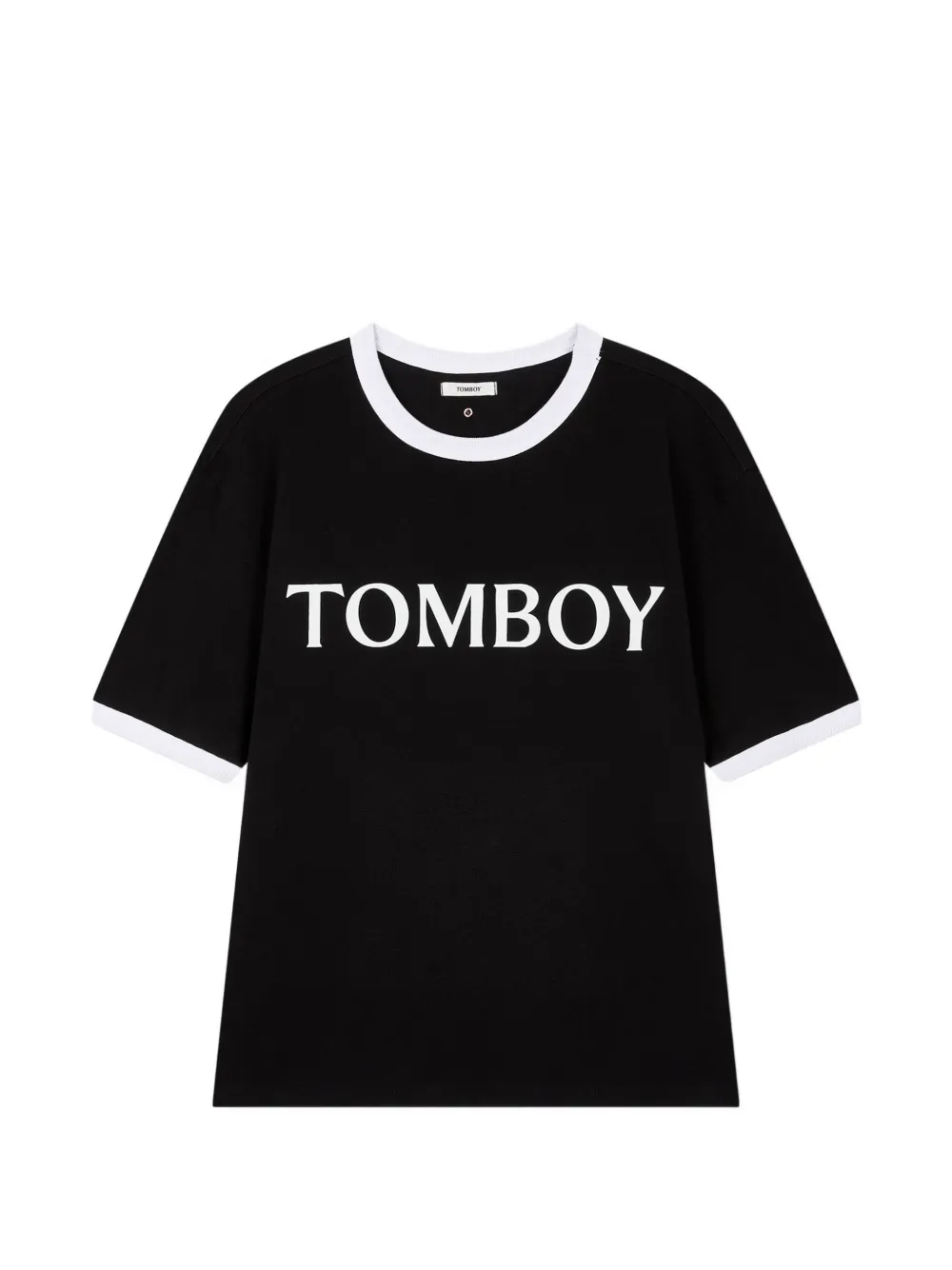 TOMBOY logo-print T-shirt | Black | FARFETCH