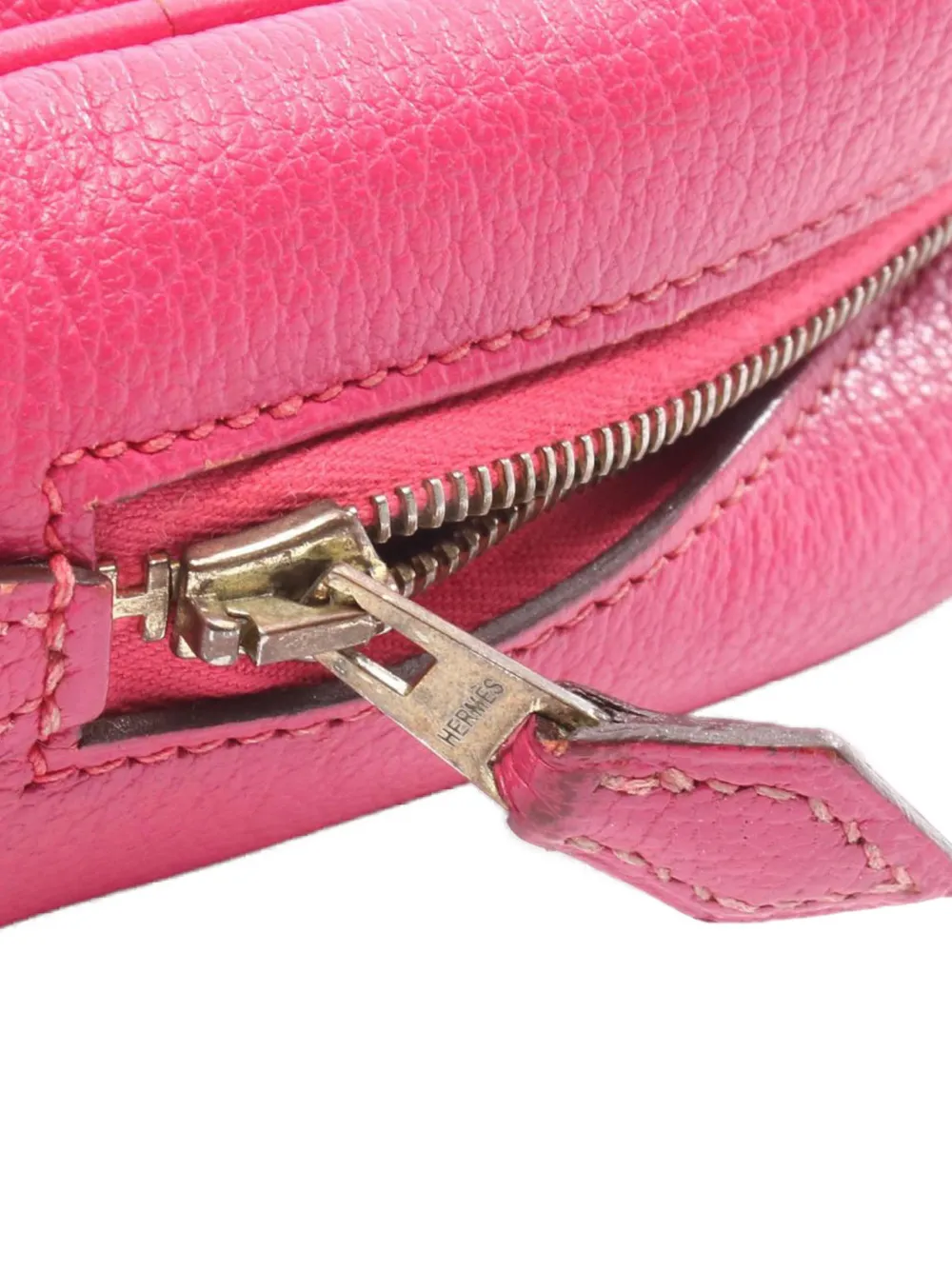 Hermès Pre-Owned 2206 Chevre Plume 28 Handbag | Pink | FARFETCH AU