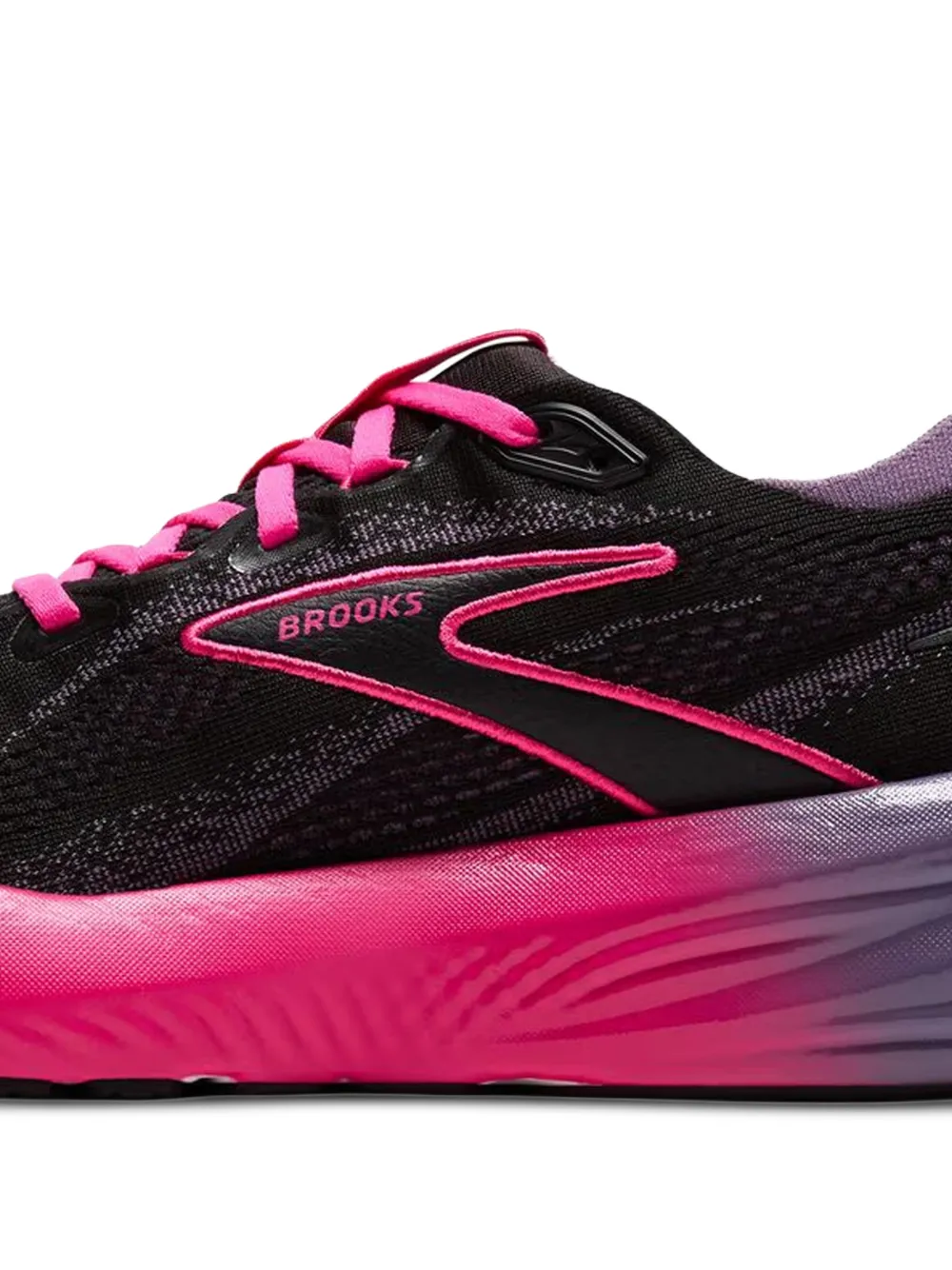 BROOKS Glycerin 22 Fuchsia Logo Sneakers | Black | FARFETCH HK