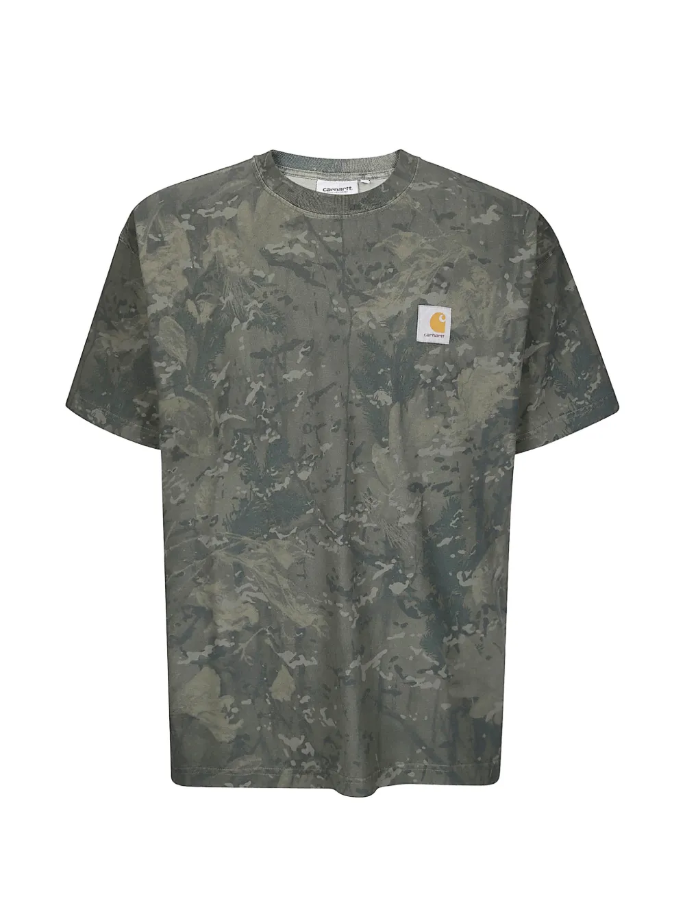 Carhartt WIP Camo Logo Label T-shirt | Green | FARFETCH