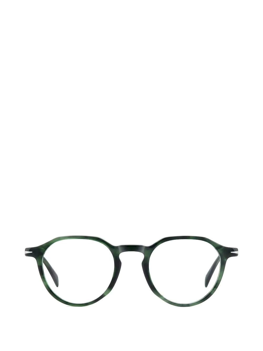Eyewear By David Beckham round-frame Glasses | Green | FARFETCH