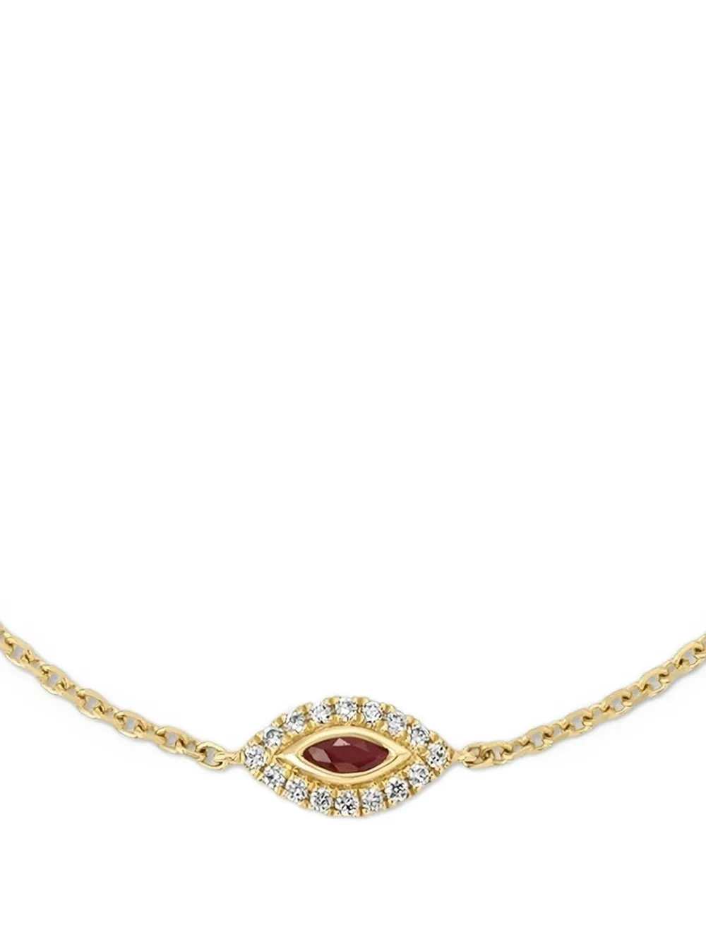 Anita Ko Ruby Evil Eye Diamond Bracelet | Gold | FARFETCH