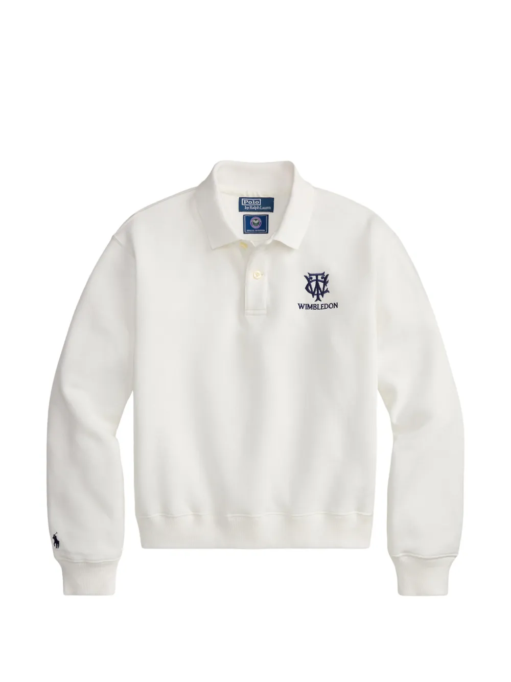 Polo Ralph Lauren Wimbledon embroidered-logo Cotton Polo Shirt ...